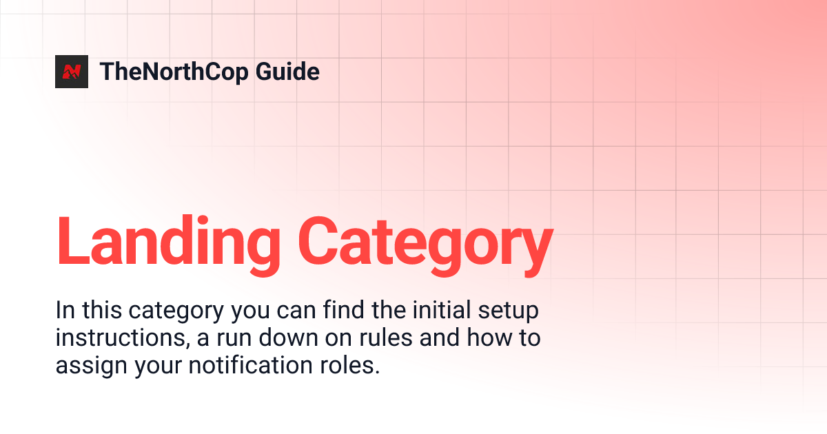 Landing Category | TheNorthCop Guide